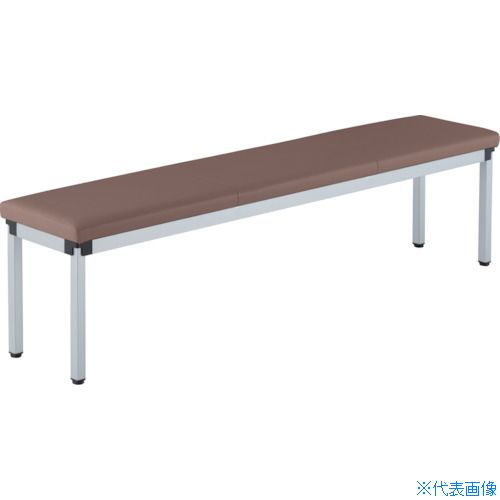 オレンジブック トラスコ中山　TRUSCOMIZUNO ロビーチェア ブラウン 〔品番:MBC1835NEBR〕[ 注番:3904190]特長●シルバー系の脚部・フレームを採用し、全体的に明るい印象のロビーチェアです。用途●待合室に。仕様●...