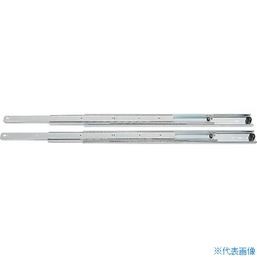 オレンジブック トラスコ中山　TRUSCOTRUSCO 重荷重用 609.6mm 2本セット 三段引きスライドレール 〔品番:SL9000242SET〕[ 注番:3905330]特長●1袋2本入、1本単価を追求しました。●インナーメンバーを...