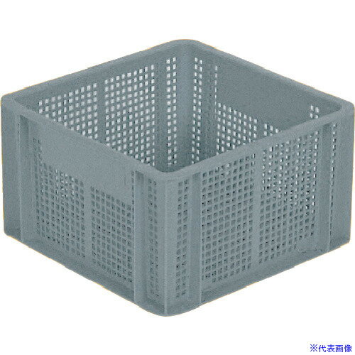 オレンジブック トラスコ中山　TRUSCOサンコー コンテナ TP332Mライトグレー 101206 〔品番:10120600GL802〕[ 注番:3910964]特長●メッシュタイプのTP規格コンテナです。仕様●容量(L)：15.9●色：...