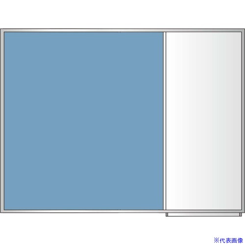オレンジブック トラスコ中山　TRUSCO馬印 ホーローホワイト/掲示板(741)コンビボード 〔品番:KHK34741〕[ 注番:3924515]特長●ワンウェイ掲示板とホワイトボードが 1 枚になりました仕様●板面色：ホワイト・グレー●...
