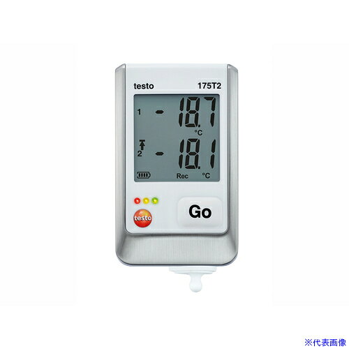 オレンジブック トラスコ中山　TRUSCOTESTO 温度データロガー testo 175 T2 〔品番:TESTO175T2〕[ 注番:3924866]特長●大容量100万データを記録できる温度ロガーです。●ミニUSBポート・SDカードス...