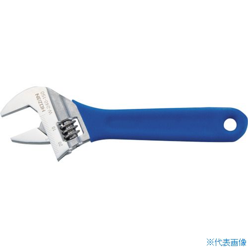 オレンジブック トラスコ中山　TRUSCOHOZAN モンキーレンチ 全長150mm 〔品番:W240150〕[ 注番:3934986]特長●握りやすく力を加えやすい滑り止めグリップ付きです。仕様●全長(mm)：150●最大口開き(mm)：...