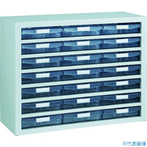 オレンジブック トラスコ中山　TRUSCOTRUSCO 引出しユニット 795X307XH605 AW2X21 W 〔品番:VA67BWN〕[ 注番:3937526]特長●引き出しは透明タイプで中身が見えて仕分けに便利です。●本体は引き出し...