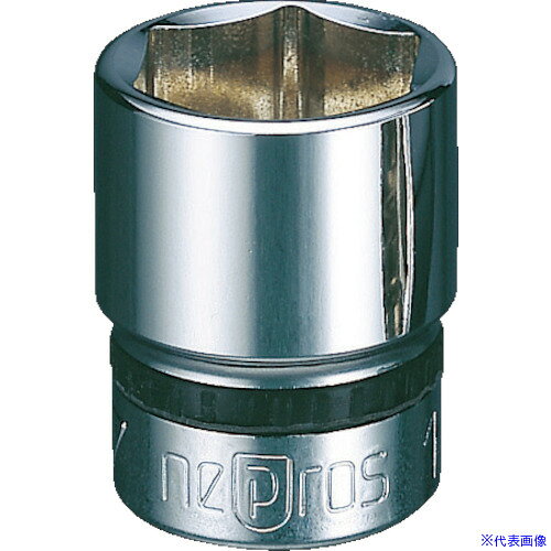 オレンジブック トラスコ中山　TRUSCOネプロス 9.5sq.ソケット(六角) 対辺寸法17mm 差込角9.5mm 〔品番:NB317〕[ 注番:3952371]特長●接触面をより大きくすることで薄肉部への応力の集中を低減するNパワーフィ...