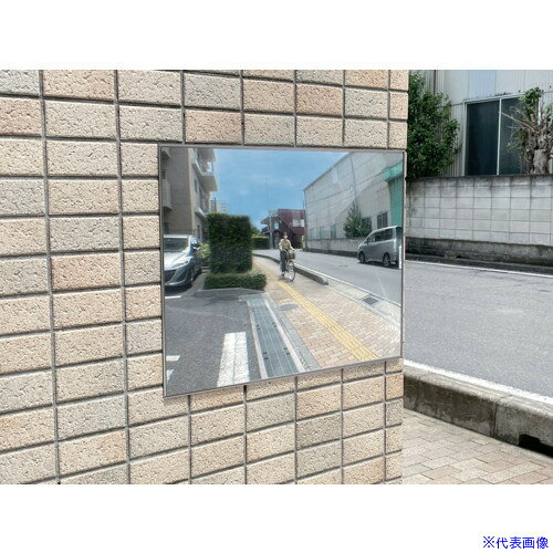 オレンジブック トラスコ中山　TRUSCOKomy FFミラー車出口＜ビス止めタイプ＞ 480×370 〔品番:F48B〕[ 注番:3953840]特長●でこぼこの激しい壁や、しっかり止めたいときに適しています。●出っ張らないので違和感のな...