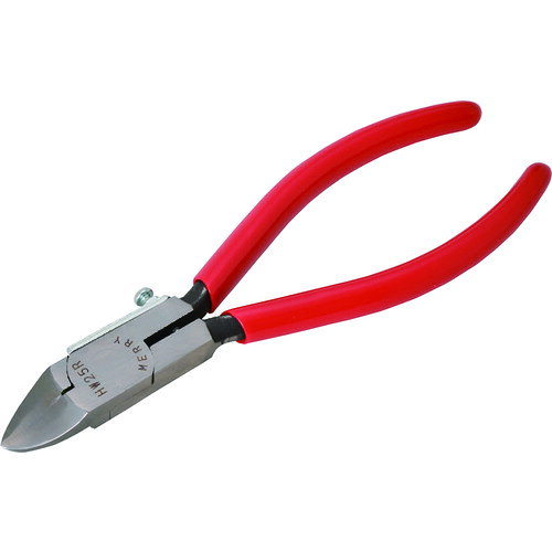 オレンジブック トラスコ中山　TRUSCOメリー アールカットニッパ(凹刃) HW25R 150mm 〔品番:HW25R150〕[ 注番:3956750]特長●凹R25の刃を付けています。●刃のくい違い防止ストッパー付です。●ばね落下防止ス...