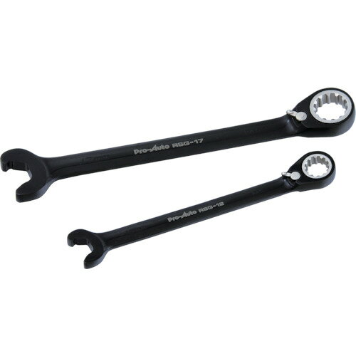 オレンジブック トラスコ中山　TRUSCOPro-Auto ラピッドスプラインギアレンチ12mm 〔品番:RSG12〕[ 注番:3961851]特長●左右回転切り替えスイッチはワンフィンガーで簡単に操作できます。●スパナ部は特殊形状のため、...