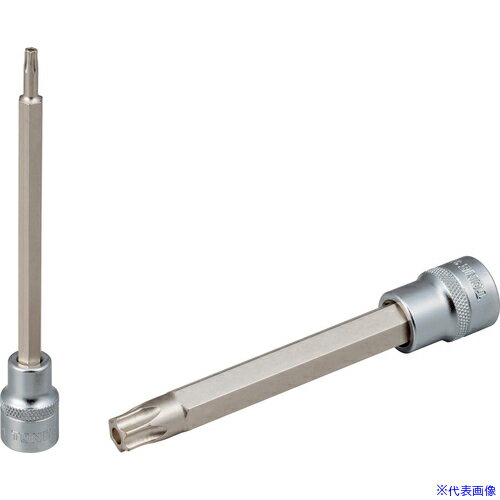 オレンジブック トラスコ中山　TRUSCOTONE ヘックスローブソケット ロングトルクスソケット(いじり防止タイプ) T20 先端寸法3.84mm 〔品番:3TXT20HL〕[ 注番:3963811]特長●いじり防止のロングタイプです。●...