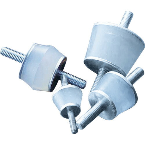 オレンジブック トラスコ中山　TRUSCOTaica 防振材インシュレ−タ− MN−10 M6mm 8.5〜12.5kg 〔品番:MN10〕[ 注番:3966585]特長●固有振動数が低く設計されているため、低周波数域の防振が可能です。●上...