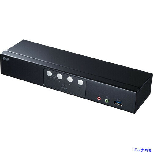 オレンジブック トラスコ中山　TRUSCOSANWA DisplayPort対応パソコン自動切替器(4:1) 〔品番:SWKVM4HDPU〕[ 注番:3978256]特長●1組のDisplayPortディスプレイ・USBキーボード・USBマ...