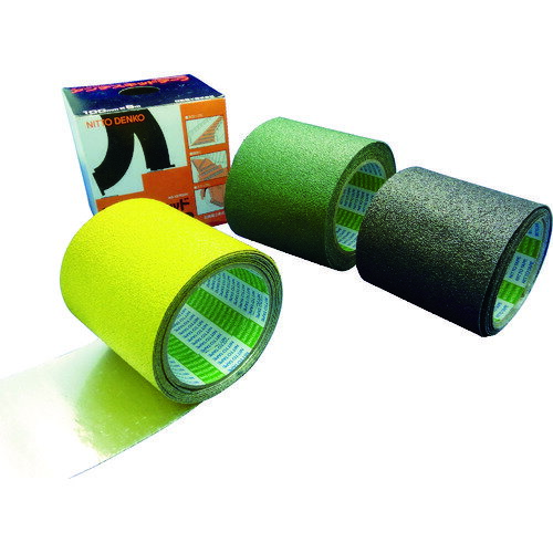 オレンジブック トラスコ中山　TRUSCO日東 アンチスキッドテープ(屋外用) AS−127 凹凸面用 1.0mm×50mm×5m グリーン 〔品番:AS127BOX50G〕[ 注番:4011651]特長●階段、スロープなどの滑りやすい箇所...