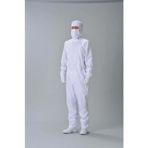 オレンジブック トラスコ中山　TRUSCOADCLEAN クリーンルーム用ウェア クリーンスーツ 白 LL 着丈172〜179cm 〔品番:CH11031LL〕[ 注番:4013671]特長●光消臭繊維を使用し人体からのケミカル汚染を制御し...