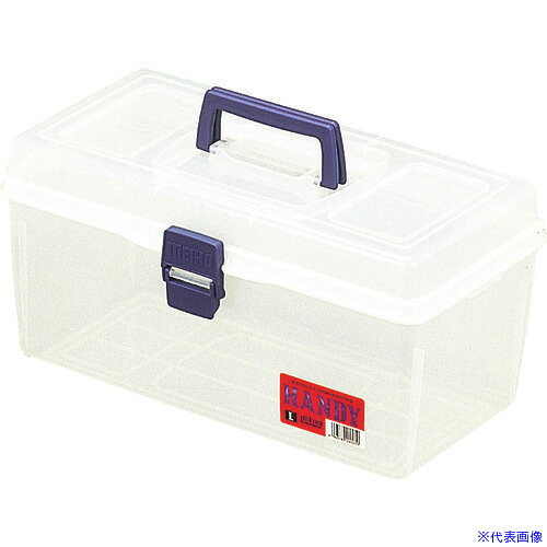オレンジブック トラスコ中山　TRUSCOMEIHO ハンディーボックス L 〔品番:HBLT〕[ 注番:4028741]特長●仕切板や中皿がないフリータイプなので大型物をたくさん収納できます。●中身が一目でわかるクリアタイプです。用途●現...