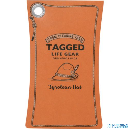 オレンジブック トラスコ中山　TRUSCOTAGGED タグドライフギア橙色 Sチロリアンハット 〔品番:TALG1253S〕[ 注番:4030165]特長●洗えるほど丈夫な紙「耐洗紙」を使用したメモ帳です。●アウトドアなど屋外での使用また...