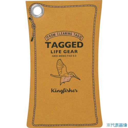 オレンジブック トラスコ中山　TRUSCOTAGGED タグドライフギア山吹色 Sカワセミ 〔品番:TALG1255S〕[ 注番:4030170]特長●洗えるほど丈夫な紙「耐洗紙」を使用したメモ帳です。●アウトドアなど屋外での使用また防災用...