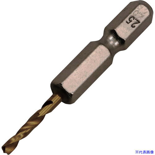 オレンジブック トラスコ中山　TRUSCORELIEF 2本組 六角軸ショートドリル 2.5mm 〔品番:26842〕[ 注番:4035356]特長●特殊な刃先で切削能率をUPし、スムースな穴あけ作業が可能です。●ショートサイズでブレにくく...