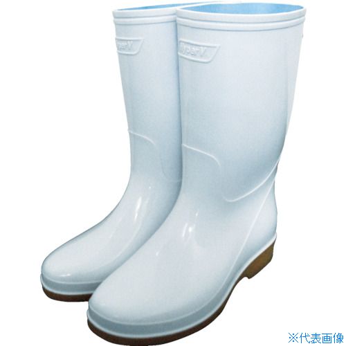 オレンジブック トラスコ中山　TRUSCO日進 耐滑衛生長靴 28.0cm 〔品番:V4000ZW28.0〕[ 注番:4052200]特長●耐油ビニールです。●耐滑性（グリップ力） 区分5に適合しています。用途●水産加工業・食品工場などに。...