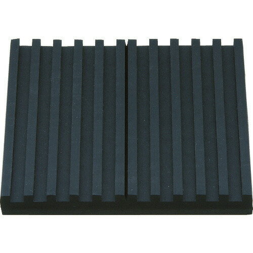 オレンジブック トラスコ中山　TRUSCOTRUSCO 防振パット ミニシートタイプ 50×50 厚み10mm 天然ゴム 〔品番:OHS1050〕[ 注番:4054687]特長●加工が容易で50ミリ間隔に入ったV溝をカッターナイフで切るだけ...