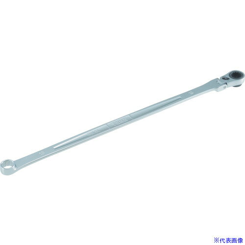 オレンジブック トラスコ中山　TRUSCOTONE 超ロング首振ラチェットめがねレンチ 14mm 〔品番:RMA14L〕[ 注番:4057864]特長●超ロングサイズのため奥深い箇所の作業に最適です。●めがね側で高トルク作業を行い、首振機構...