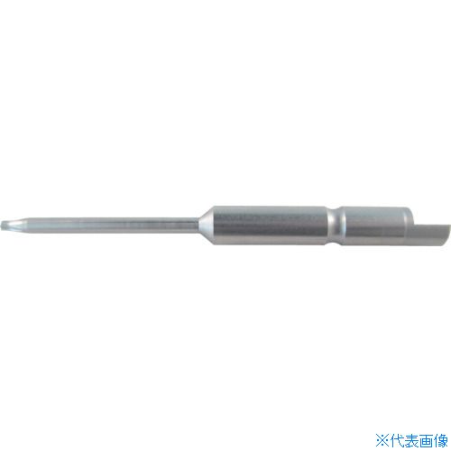 オレンジブック トラスコ中山　TRUSCO近江 小型精密用ドライバービット Φ4Dカット差込 へクスウェーブビット 刃先T5 全長44mm 段付Φ2×20 〔品番:V05TT5442〕[ 注番:4061373]特長●専用特殊鋼を用いることで...