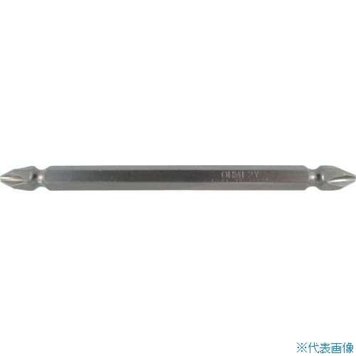 オレンジブック トラスコ中山　TRUSCO近江 六角6.35 溝9差込 Wビット +2 全長100 硬度Y 〔品番:V17W2100Y〕[ 注番:4061764]特長●専用特殊鋼を用いることで靱性を高め、耐久性を向上させています。●自動車産...