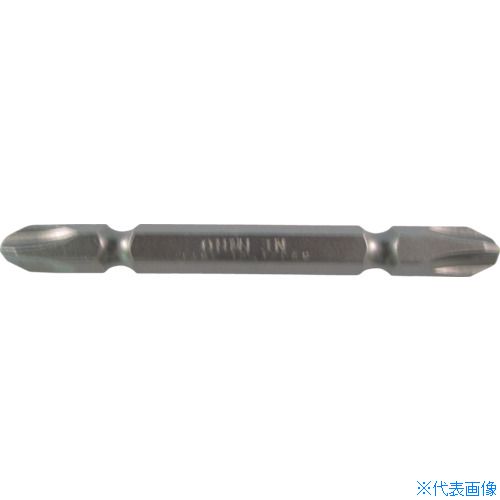 オレンジブック トラスコ中山　TRUSCO近江 両頭ドライバービット 六角6.35mm 溝13差込 刃先+3 全長65mm 〔品番:V21W365〕[ 注番:4062001]特長●専用特殊鋼を用いることで靱性を高め、耐久性を向上させています...