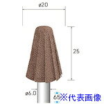 オレンジブック トラスコ中山　TRUSCOナカニシ インサイドコーンサンダー 5本入 φ20×25×軸6 #100 〔品番:49856〕[ 注番:4070477]特長●遠心力により研磨布がわずかに広がり、内面や端面のバリ取りができます。●円...