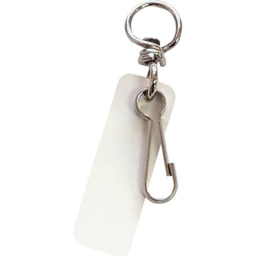 オレンジブック トラスコ中山　TRUSCOニッサチェイン 鍵奉行 ネームプレート付回転スナップ(3個入り) 〔品番:NO.100〕[ 注番:4073754]特長●鍵奉行追加用のネームプレート付回転スナップです。仕様●色：白仕様2●鍵奉行　ネ...