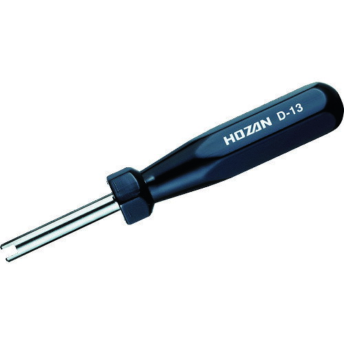 オレンジブック トラスコ中山　TRUSCOHOZAN 特殊用途バルブドライバー 軸径4×軸長25mm 〔品番:D13〕[ 注番:4073878]特長●米式バルブ(タイヤチューブ用)のバルブコアの着脱に便利な専用ドライバーです。用途●バルブコ...