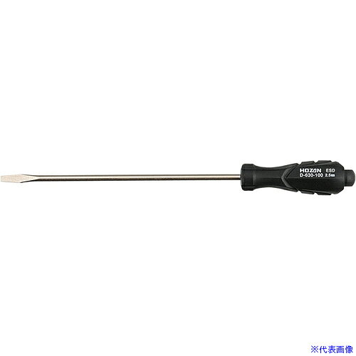 オレンジブック トラスコ中山　TRUSCOHOZAN マイナスドライバー 〔品番:D630100〕[ 注番:4073983]特長●奥まった所のねじに最適な、ひとまわり細い軸を採用しています。●D−630−100は第1／2種電気工事士技能試験...
