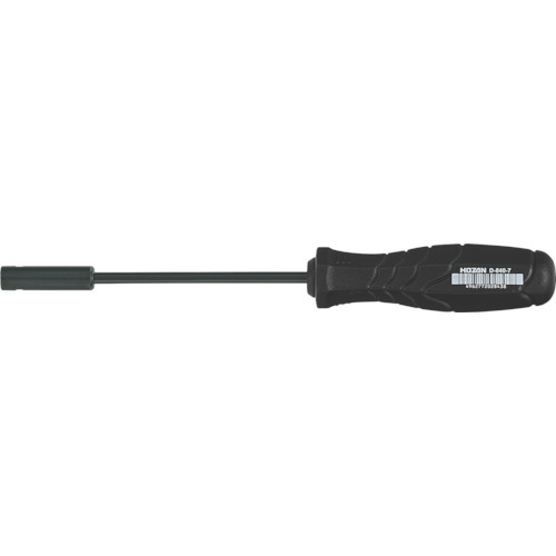 オレンジブック トラスコ中山　TRUSCOHOZAN ナットドライバー 〔品番:D8407〕[ 注番:4078918]特長●手にやさしいグリップ形状で、よく手になじみ力の入りやすい形状です。●RoHS対応品です。仕様●軸長(mm)：125●...