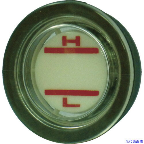 オレンジブック トラスコ中山　TRUSCO協和 丸型打込式オイルゲージ KD型 外径32.5mm 穴径28mm 〔品番:KD1〕[ 注番:4082117]特長●反射板は白色なので、油の有無を遠くからでも確認でき、朱色の文字や線がはっきり見え...