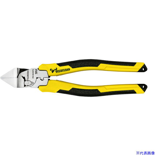 オレンジブック トラスコ中山　TRUSCOTTC 電工パワー斜めニッパー 〔品番:PWSN200TG〕[ 注番:4082393]特長●VVF線2.0×3心の切断もできる長い刃です。●切断面もきれいなフラット刃形状です。●ステンレス線からより...