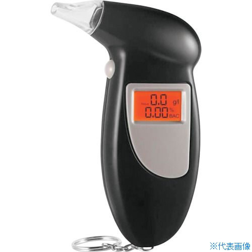 オレンジブック トラスコ中山　TRUSCOair−J アルコールチェッカー 〔品番:AL02BK〕[ 注番:4095163]特長●呼気中のアルコール濃度をスピーディーに測定します。●ボタンを押して息を吹くだけです。●マウスピースを変えて5人...