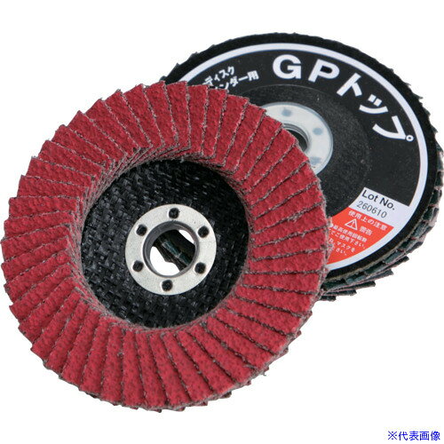 オレンジブック トラスコ中山　TRUSCOTRUSCO GPトップ セラミック Φ100 #80 (5枚入) 〔品番:TGP10015C80〕[ 注番:4098013]特長●バリエーションが豊富で荒仕上げから、仕上げ研磨までこなす万能タイプ...