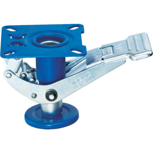 オレンジブック トラスコ中山　TRUSCOイノアック 台車移動防止用ストッパー 〔品番:DSP200〕[ 注番:4103076]特長●安全靴で踏みやすいようロックペダルを大型化しました。●アームとロックペダルが一体のため、長期間使用してもガ...