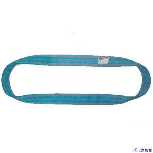 オレンジブック トラスコ中山　TRUSCOTESAC ブルースリング(JIS3等級・エンドレス形)荷重12.5t全長4.25m 〔品番:3N200X4.25〕[ 注番:4103584]特長●高強力ポリエステル原着糸を使用し、ナイロンに比べ荷...