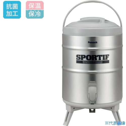 オレンジブック トラスコ中山　TRUSCOピーコック魔法瓶 ステンレスキーパー広口タイプ 9.5L シルバー 〔品番:INS100K〕[ 注番:4104825]特長●アルカリイオン水・スポーツドリンクなどにも対応可能です。●スポーツ飲料を入...