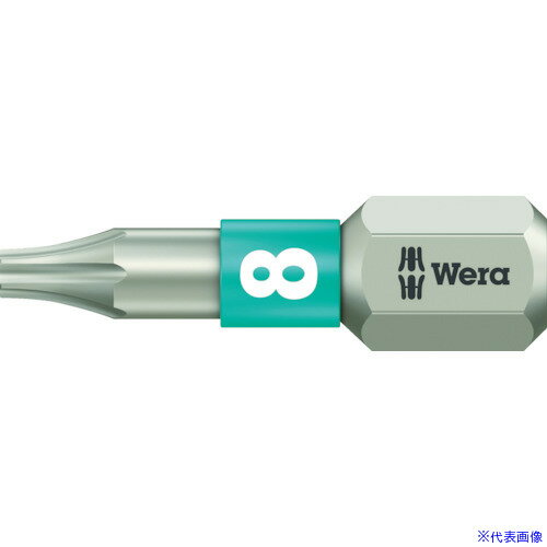 オレンジブック トラスコ中山　TRUSCOWera(ヴェラ) 3867/1 ステンレストーションビット トルクス8X25 〔品番:071030〕[ 注番:4119487]特長●専用のビットホルダ(053923）と併用することで、3つのトーシ...