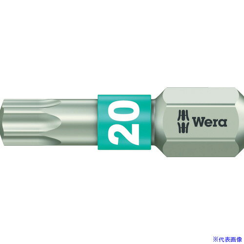 オレンジブック トラスコ中山　TRUSCOWera(ヴェラ) 3867/1 ステンレストーションビット トルクス20X25 〔品番:071034〕[ 注番:4119525]特長●専用のビットホルダ(053923）と併用することで、3つのトー...