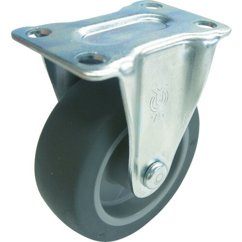 オレンジブック トラスコ中山　TRUSCOユーエイ プレート式 固定 キャスター エラストマー 車輪径100mm Sタイプ SR型 取付寸法82×40 〔品番:SR100EL〕[ 注番:4127242]特長●走行性・耐荷重を備えた標準的な小...