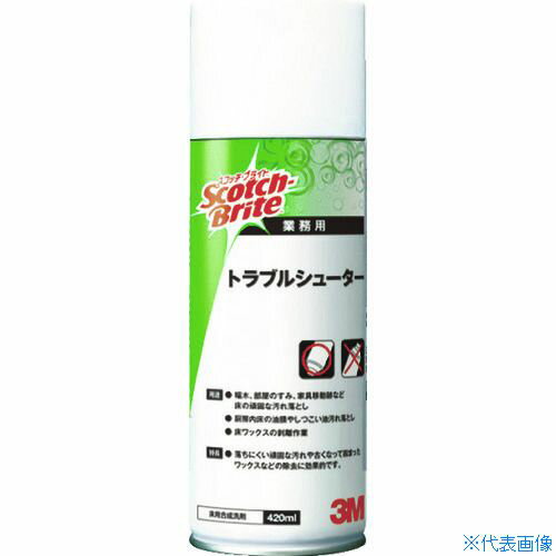 オレンジブック トラスコ中山　TRUSCO3M スコッチ・ブライト トラブルシューター 420ml T/SHOOTER 〔品番:TSHOOTER〕[ 注番:4133366]特長●一般の洗浄では落ちにくい頑固な汚れや、幅木についた古いワックス...