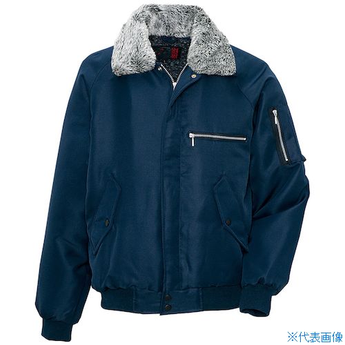 オレンジブック トラスコ中山　TRUSCOアイトス 裏ボア防寒ブルゾン AZ10549-008-L 〔品番:AZ10549008L〕[ 注番:4135536]特長●衿ボアは取り外し可能です。用途●屋内外作業全般仕様●色：ネイビー●サイズ：L...