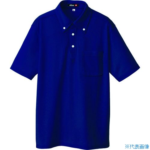 オレンジブック トラスコ中山　TRUSCOアイトス ボタンダウン半袖ポロシャツ ネイビー L 〔品番:10599008L〕[ 注番:4141792]特長●事務所でも着られるボタンダウンタイプです。●吸汗速乾機能付です。●涼しさとドライ感を持...