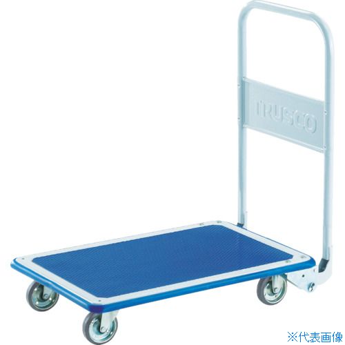 オレンジブック トラスコ中山　TRUSCOTRUSCO プレス製台車 ドンキーカート 折りたたみ式ワイドハンドル740×480 〔品番:WD150N〕[ 注番:4145691]特長●荷台すべてが積載面として使用できます。●キャスターをオール...