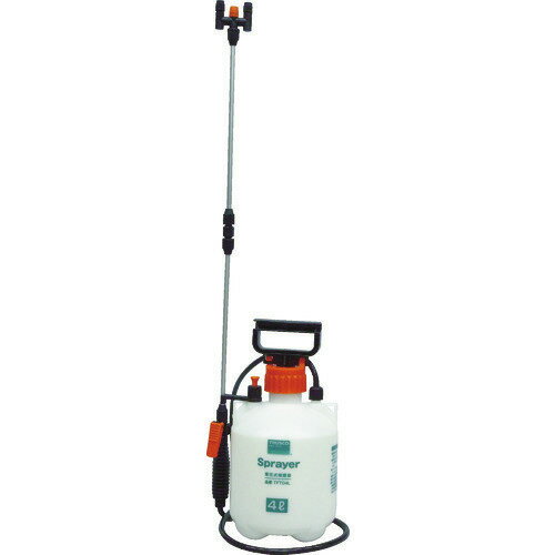 オレンジブック トラスコ中山　TRUSCOTRUSCO 蓄圧式噴霧器 4L 〔品番:TFT04L〕[ 注番:4151003]特長●二頭口ノズル付です。●過剰な圧力を外部に自動的に放出する安全弁装置付です。●レバーをロックすれば連続噴射が可能...