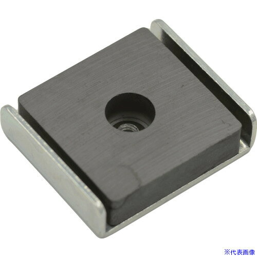 オレンジブック トラスコ中山　TRUSCOTRUSCO キャップ付フェライト磁石 角形穴あり 49mmX41mmX12.8mm 1個入 〔品番:TFC49KA1P〕[ 注番:4152131]特長●キャップを付けることにより、磁石単体より5〜...