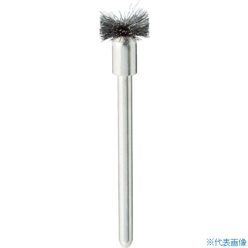 オレンジブック トラスコ中山　TRUSCOTRUSCO フラワー型ブラシ 硬鋼線 線径0.1X外径10X筒径5X軸径3 〔品番:103F2〕[ 注番:4152387]特長●コンパクトで高速回転のため操作しやすく、作業性に優れたフラワー型ブラ...
