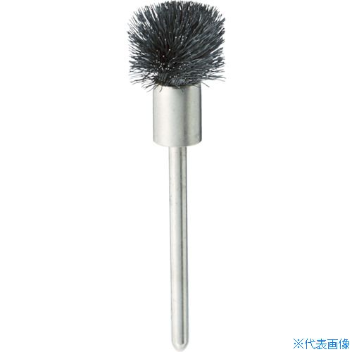 オレンジブック トラスコ中山　TRUSCOTRUSCO 傘型ブラシ 硬鋼線 線径0.1X外径15X筒径8X軸径3 〔品番:153K2〕[ 注番:4152565]特長●軸付なので取り付け交換が容易です。●コンパクトで高速回転のため操作しやすく...