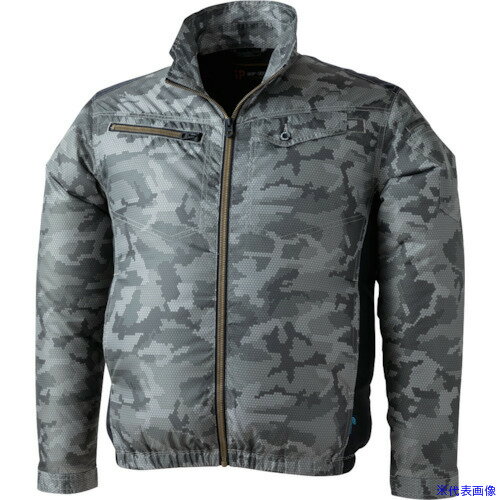 オレンジブック トラスコ中山　TRUSCOCHUSAN WZ ミニリップ・迷彩ジャケット 迷彩グレー XL 〔品番:919942XL〕[ 注番:4164116]特長●爽快、裏PAコーティングと凝った仕立てが強印象。●さらに機能性を両立したハ...